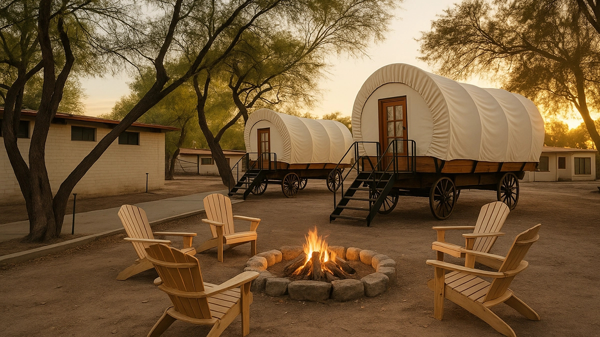 Luxury Conestoga Wagons at Solana Guest Ranch - Solana Spanish Villas
