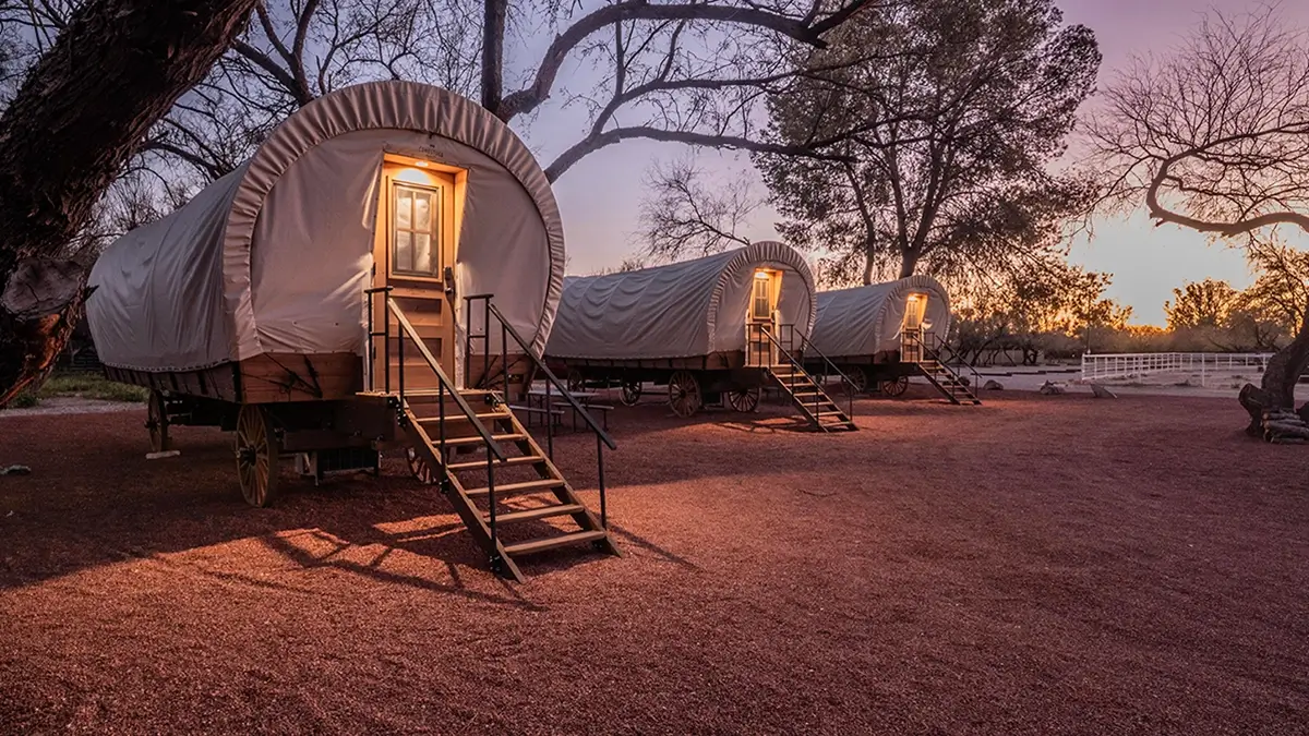 Luxury Conestoga Wagons at Solana Guest Ranch - Solana Spanish Villas